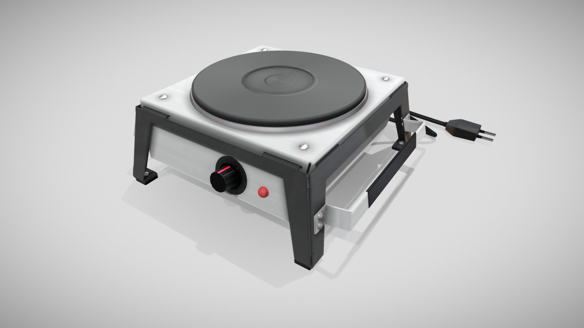 Single Electric Stove - Download Free 3D model by Gaston Hernandez ...