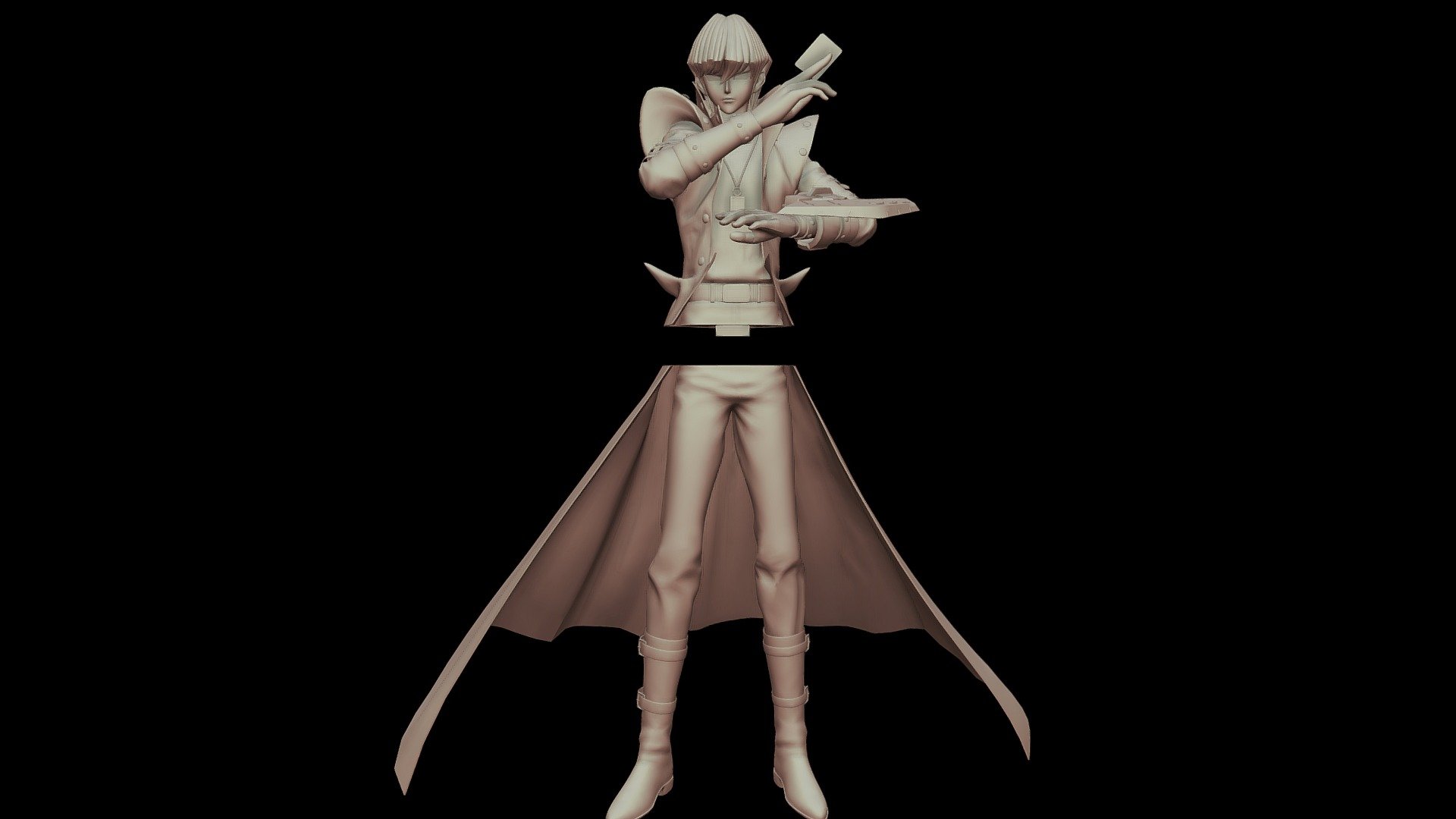 SETO KAIBA - 2 Piece figure 3DPrint ready - 3D model by HeroHub ...