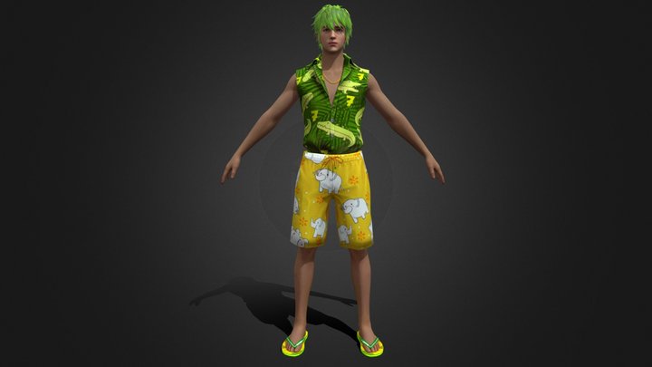 Free-fire-characters 3D models - Sketchfab