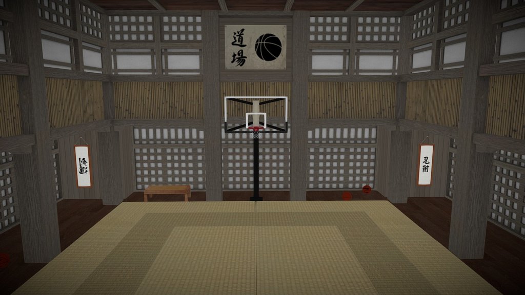 Dojo Basketball - 3D model by Sawa (@pandore) [a8f7387] - Sketchfab