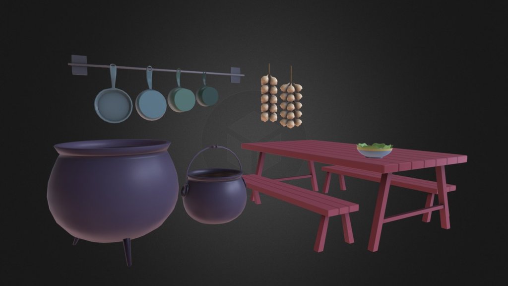 FC - Kitchen Props - 3D model by Olivia Sabatka (@discopears) [a8f8c47 ...