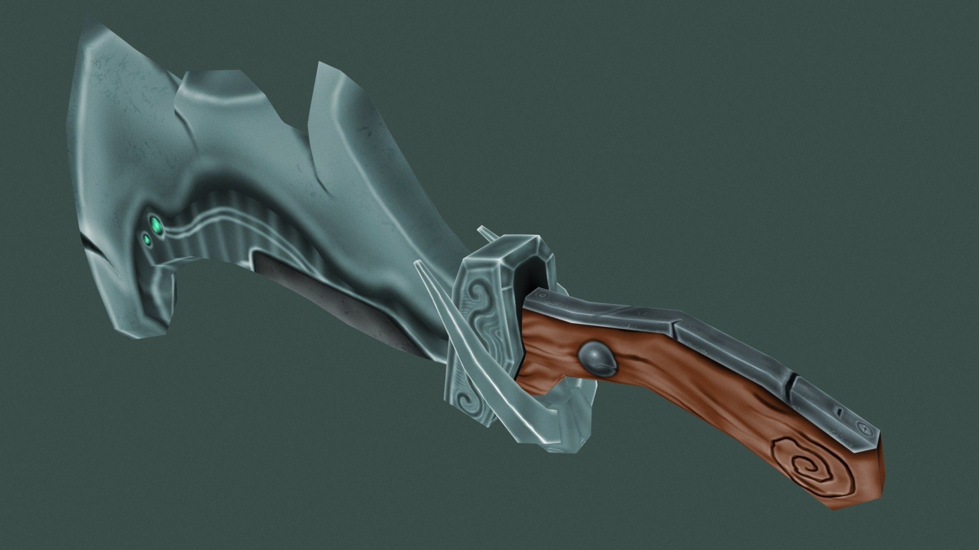 Hand-Painting Blade stylized lowpoly - 3D model by Whatpixneyh ...