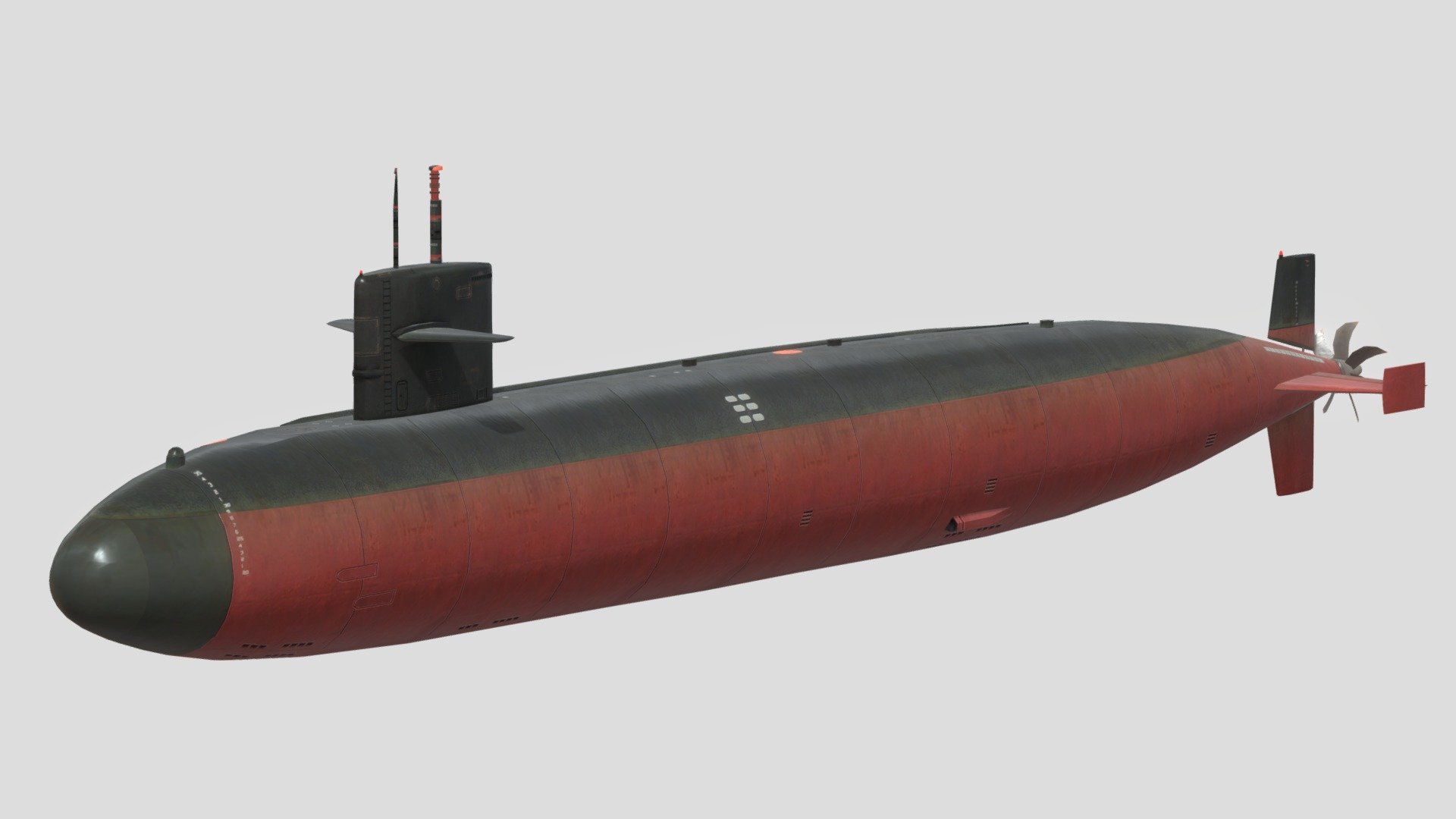 USS NARWHAL SSN-671 SUBMARINE - Download Free 3D model by Muhamad Mirza Arrafi ...