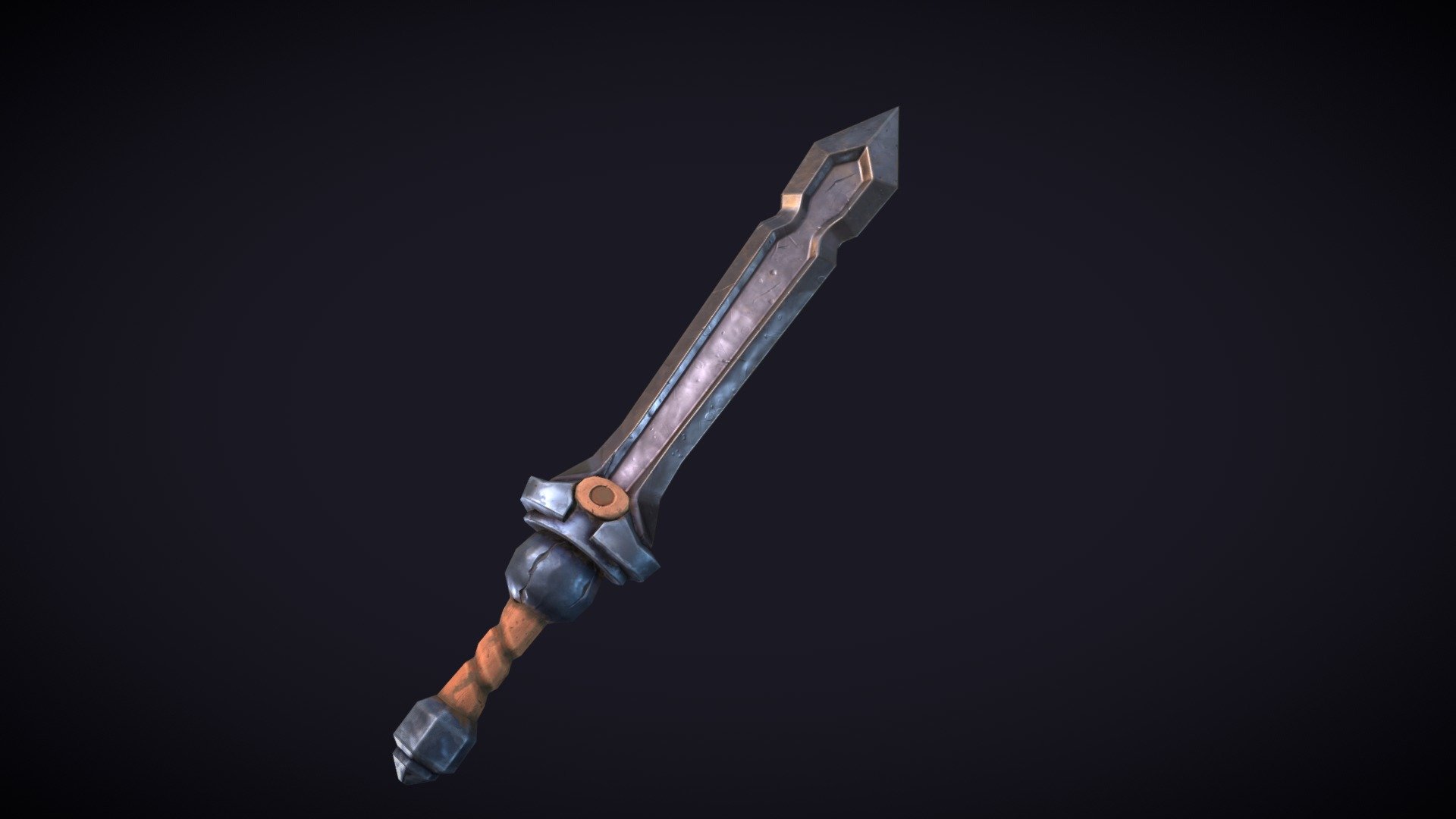 Low poly stylized sword - 3D model by redeboy2121 [a8fba51] - Sketchfab