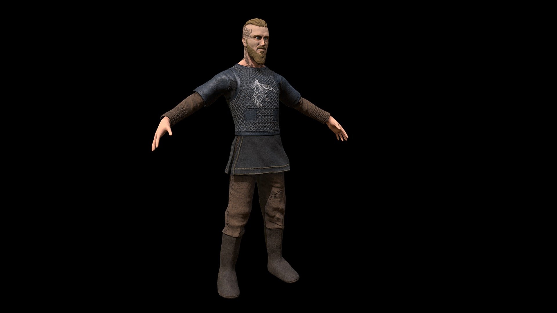 Ragnar Lothbrok: Stylized Game-Ready Character - Buy Royalty Free 3D ...