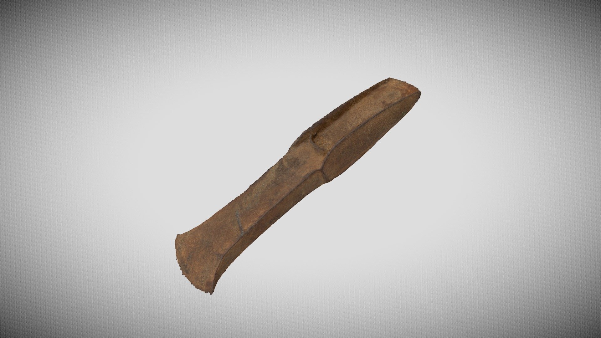 Middle Bronze Age Short Flanged axehead - 3D model by OxonMRC [a8fe02e] - Sketchfab