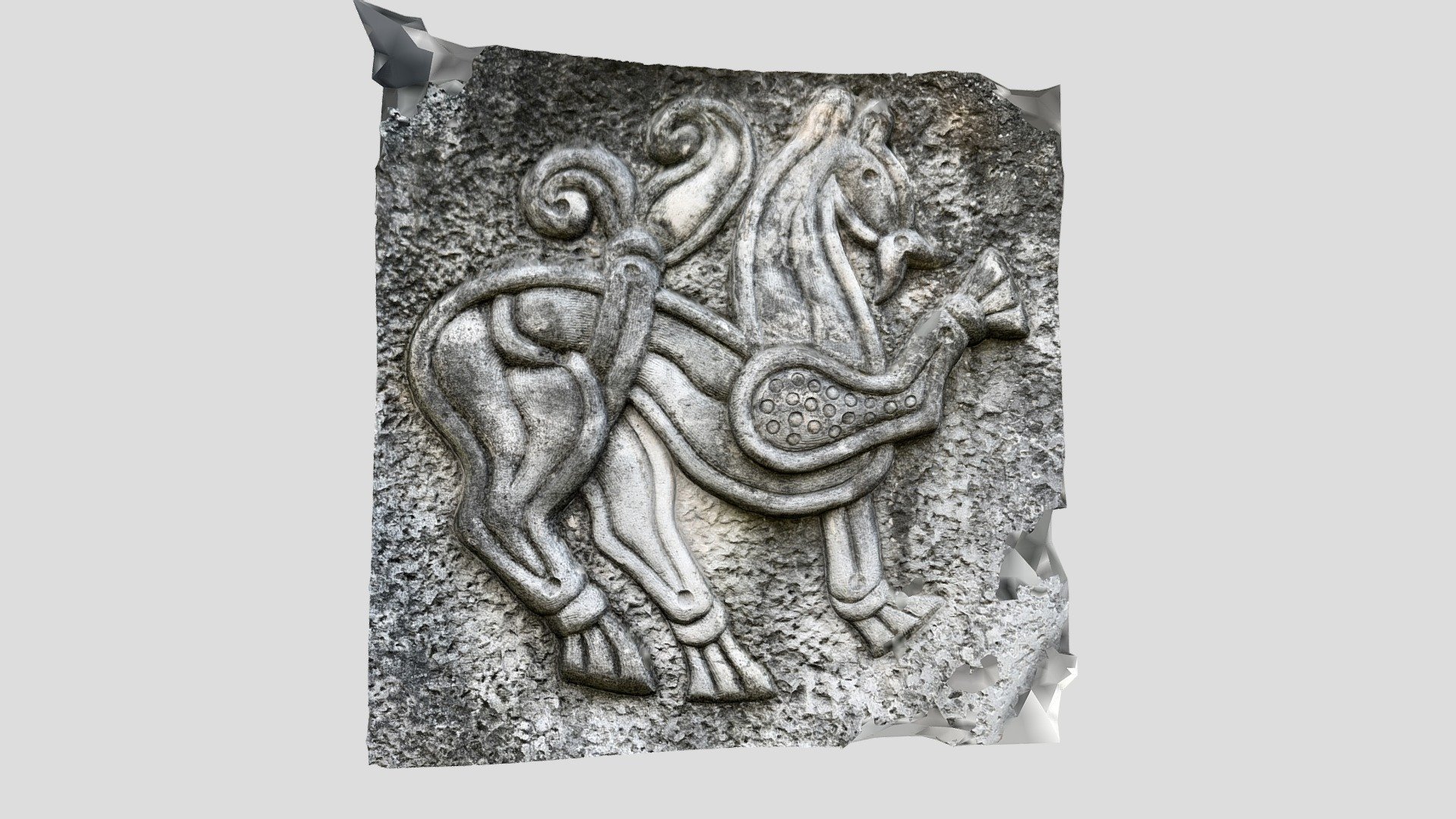 Horse Relief 01 - RAW Scan - Buy Royalty Free 3D model by Modulus Scan ...