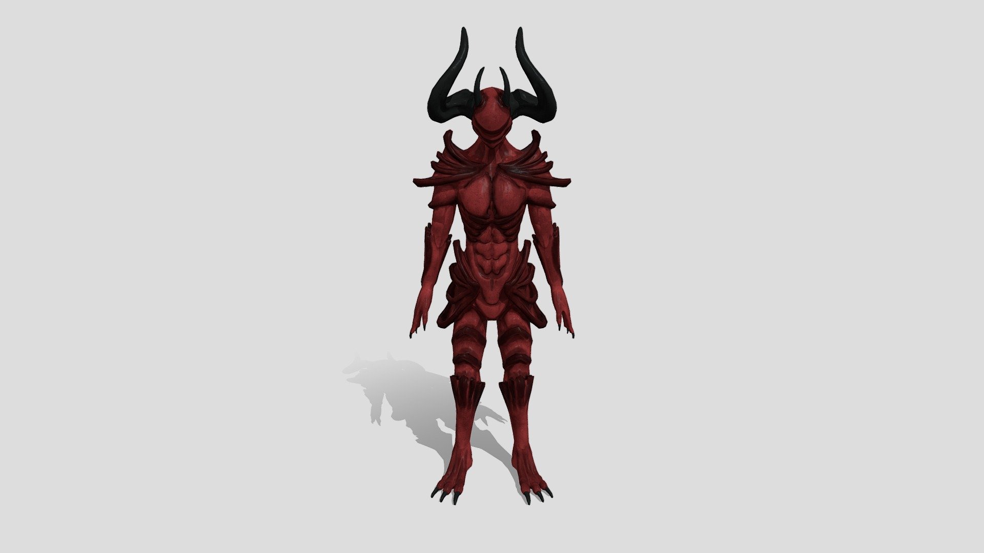 Demon Character Retopo - 3D model by koangrierson [a902908] - Sketchfab