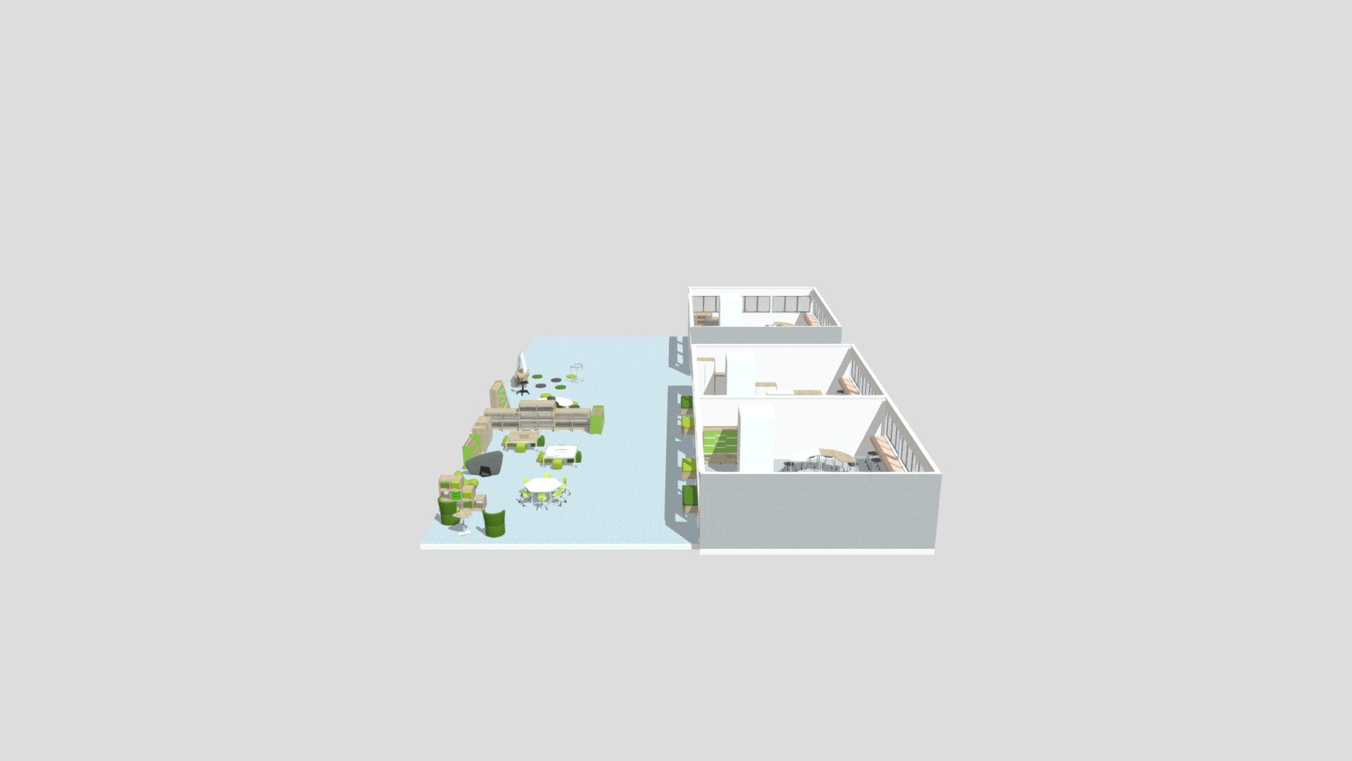 CBS HK Year 1 & 2 Classrooms + Shared Space - 3D model by furnware ...