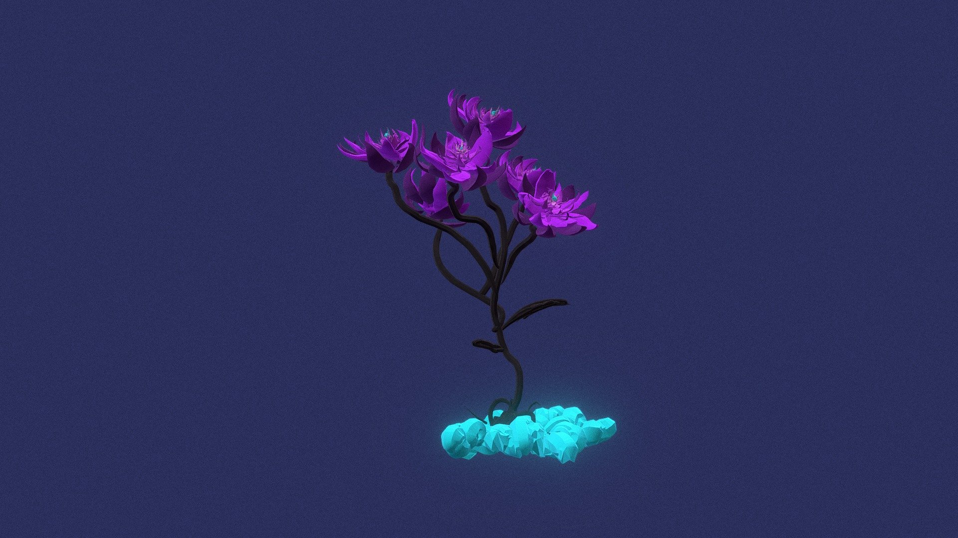 Flower - 3D model by Alina (@alinanajum) [a90628e] - Sketchfab
