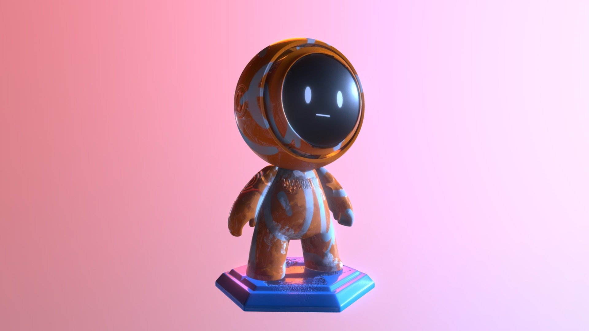 Orangeboy - Download Free 3D model by blurpumpkln [a906850] - Sketchfab
