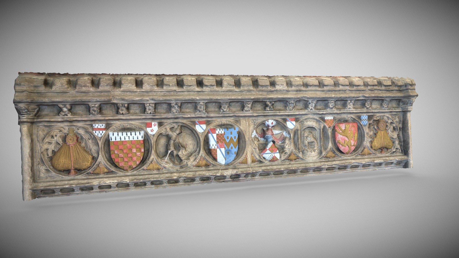 Heraldic Frieze - Buy Royalty Free 3D model by GeoLan 3D (@GeoLan3D ...