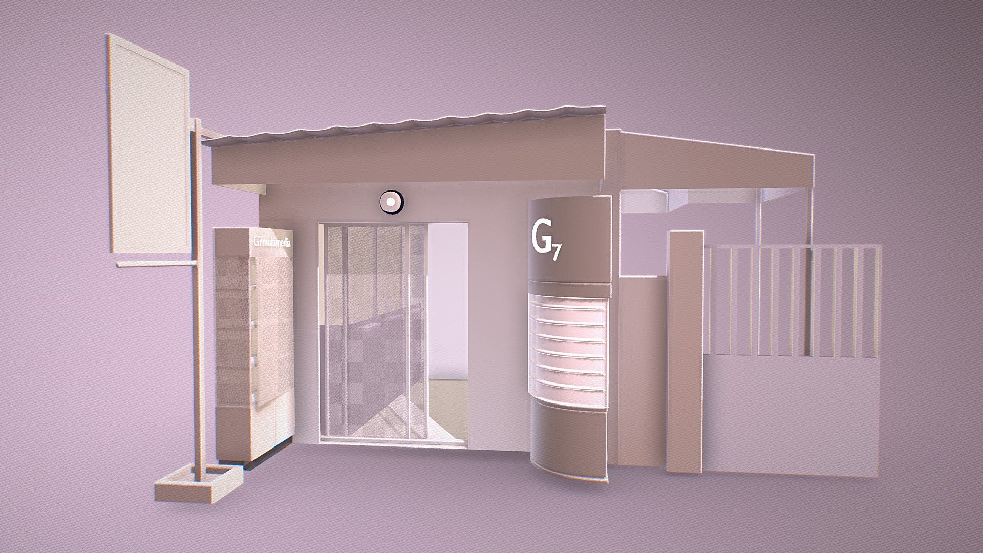 cantine - Download Free 3D model by papaamady [a9093c2] - Sketchfab