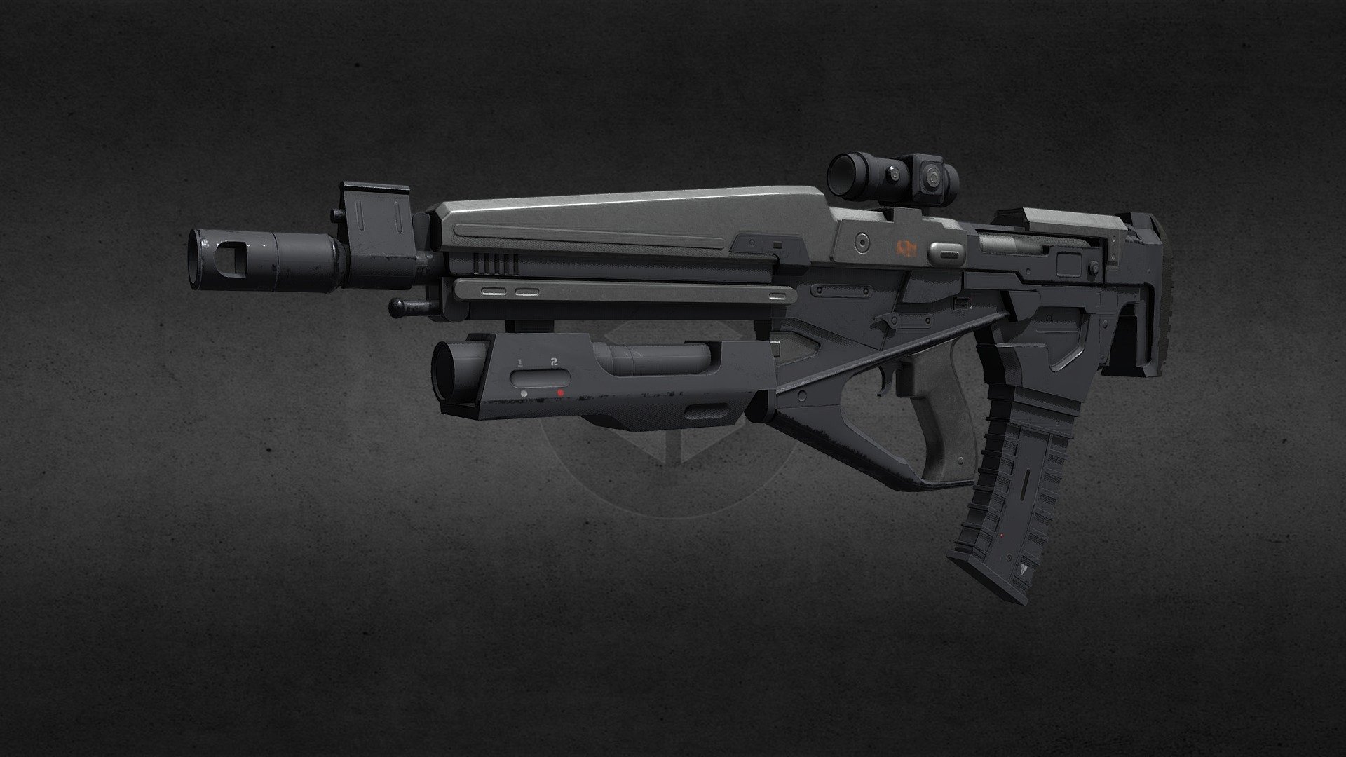 Destiny Pulse Rifle - Textured - 3D model by amorzy [a909804] - Sketchfab