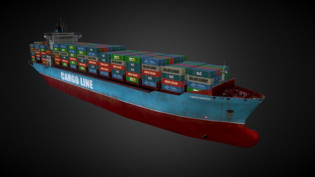 Maersk - 3D model by NOD (@nodmans) [a90a59a] - Sketchfab