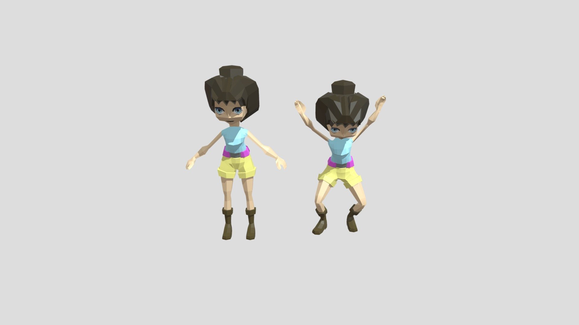 Low Poly Character - Download Free 3D model by Akinremi [a90a625 ...