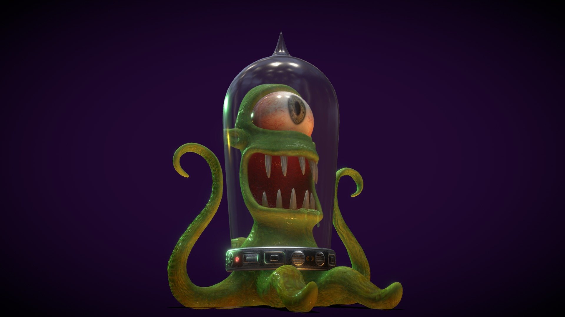 Kodos - The Simpsons - 3D model by merran [a90a93c] - Sketchfab