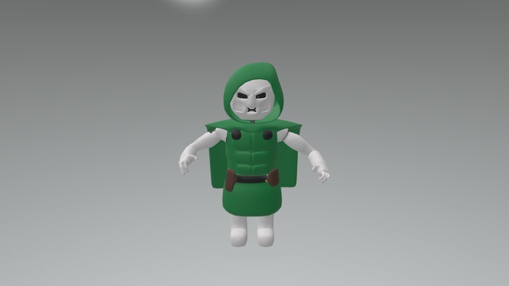 doctor doom chibi - 3D model by sebbas194 [a90b6da] - Sketchfab