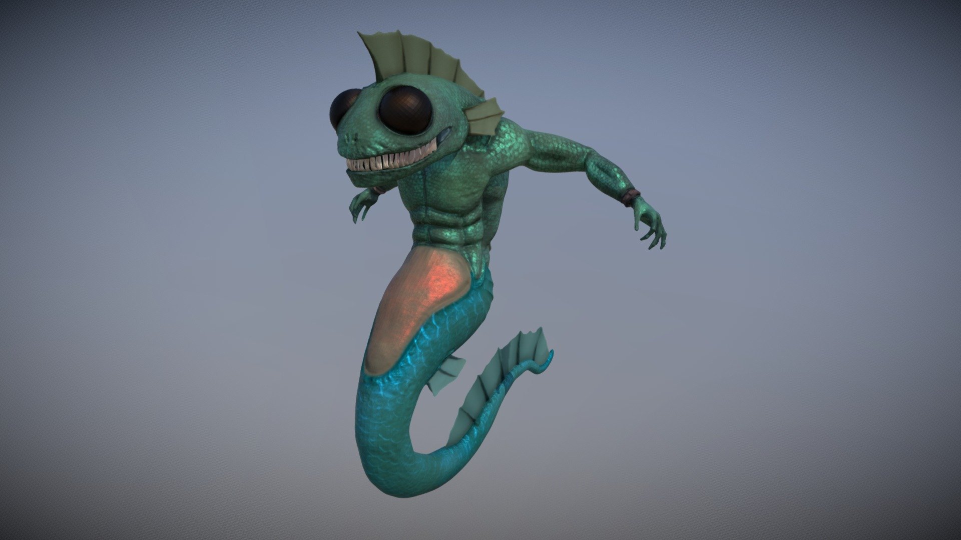 Gulper Merman - 3D model by edanleep [a90c375] - Sketchfab
