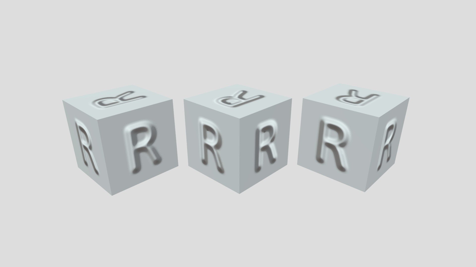 Cubes R Normals - Download Free 3D model by Eric Haines (@erich ...