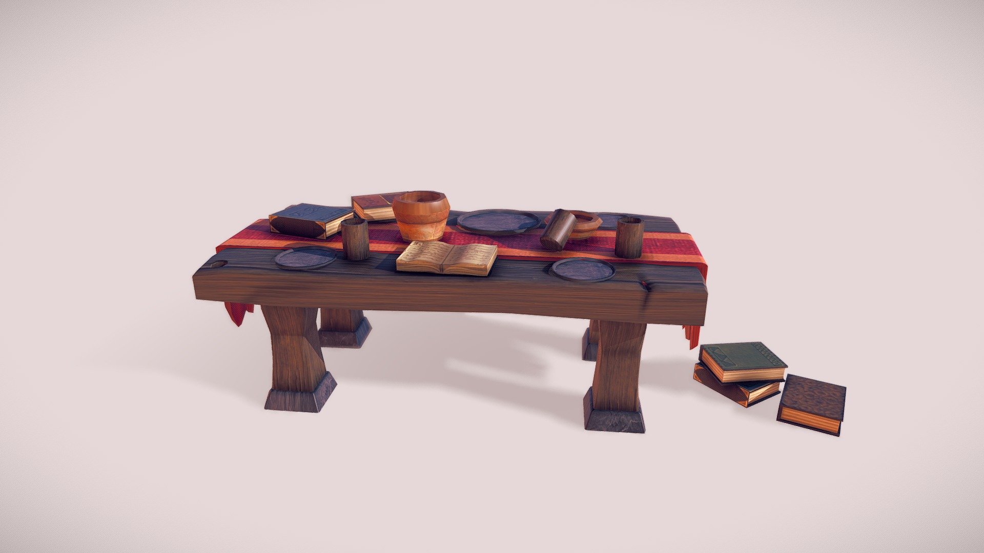 Stylized Table - Download Free 3D model by Boy Best (@BoyBestt ...