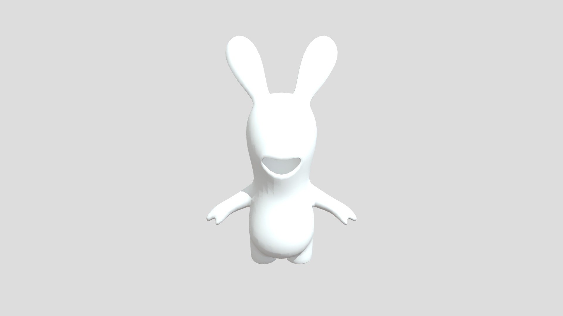 Rabbid_superLow - 3D model by gemmamh [a910496] - Sketchfab