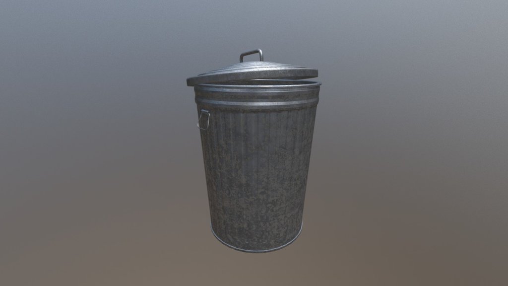 Trash Can (Material's Applied) - 3D model by Aaron Vantrees (@NinjaStreak456) [a910bd1] - Sketchfab