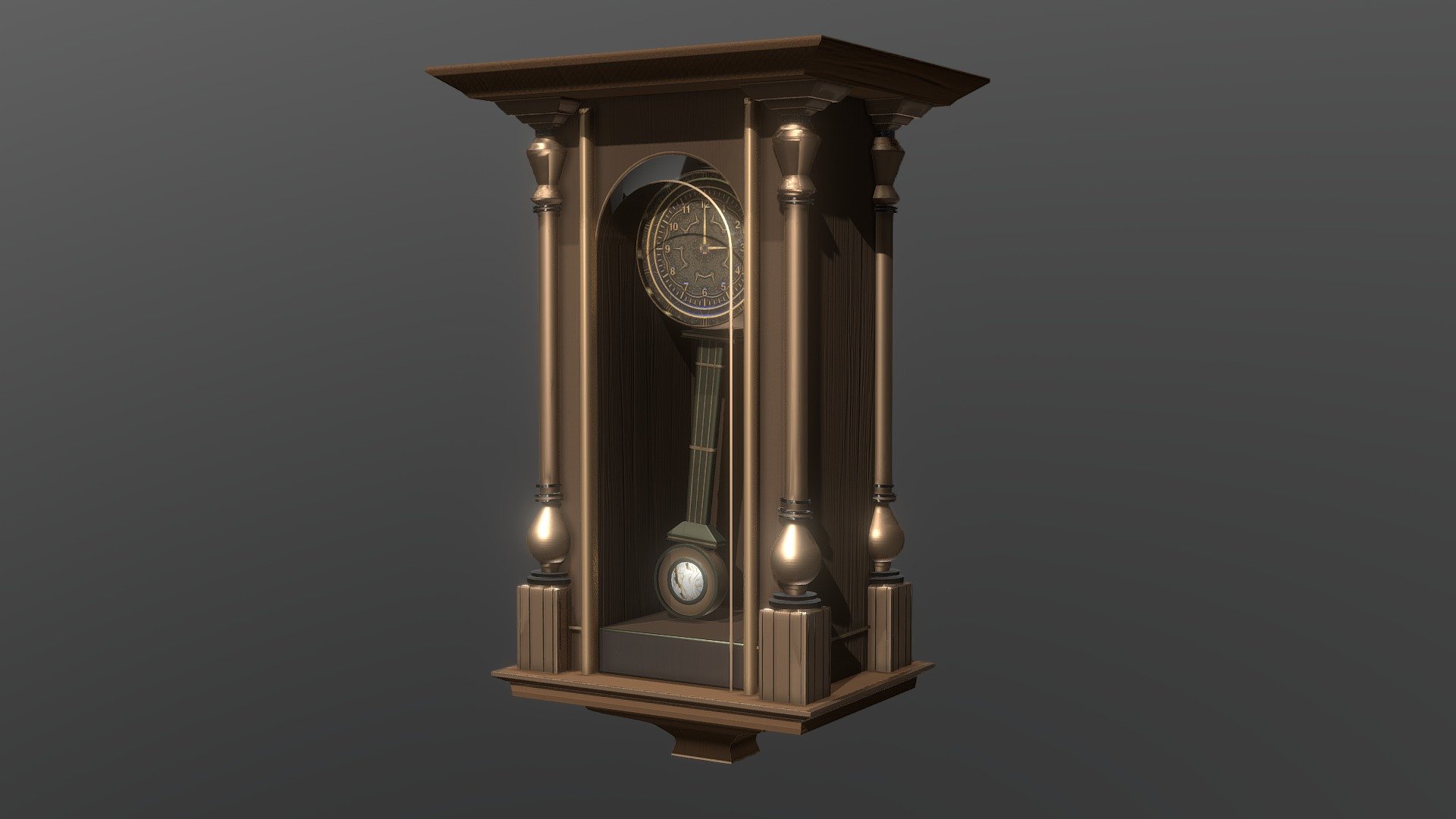 Vintage wall clock - 3D model by Astro0960 (@Astro096) [a91125c ...