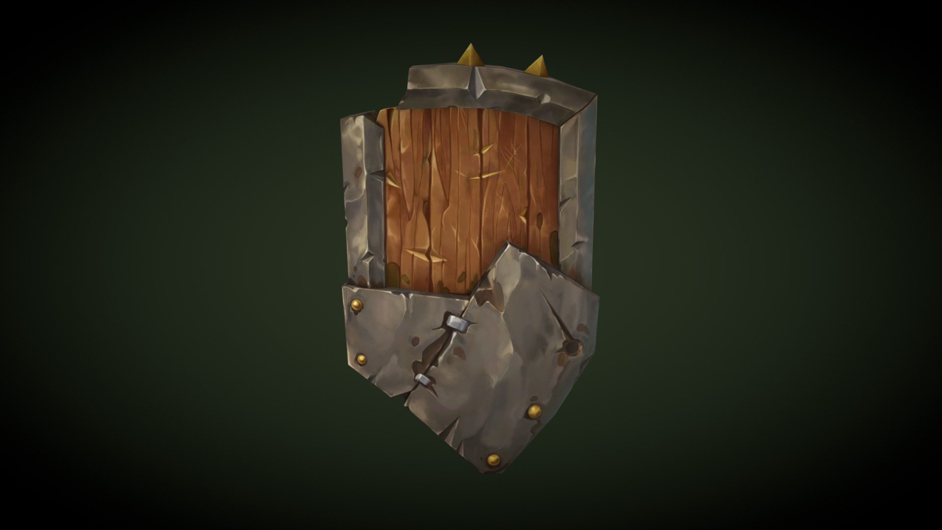 Handpainted Shield - 3D model by Robodeski (@kvasick40) [a911ec8 ...