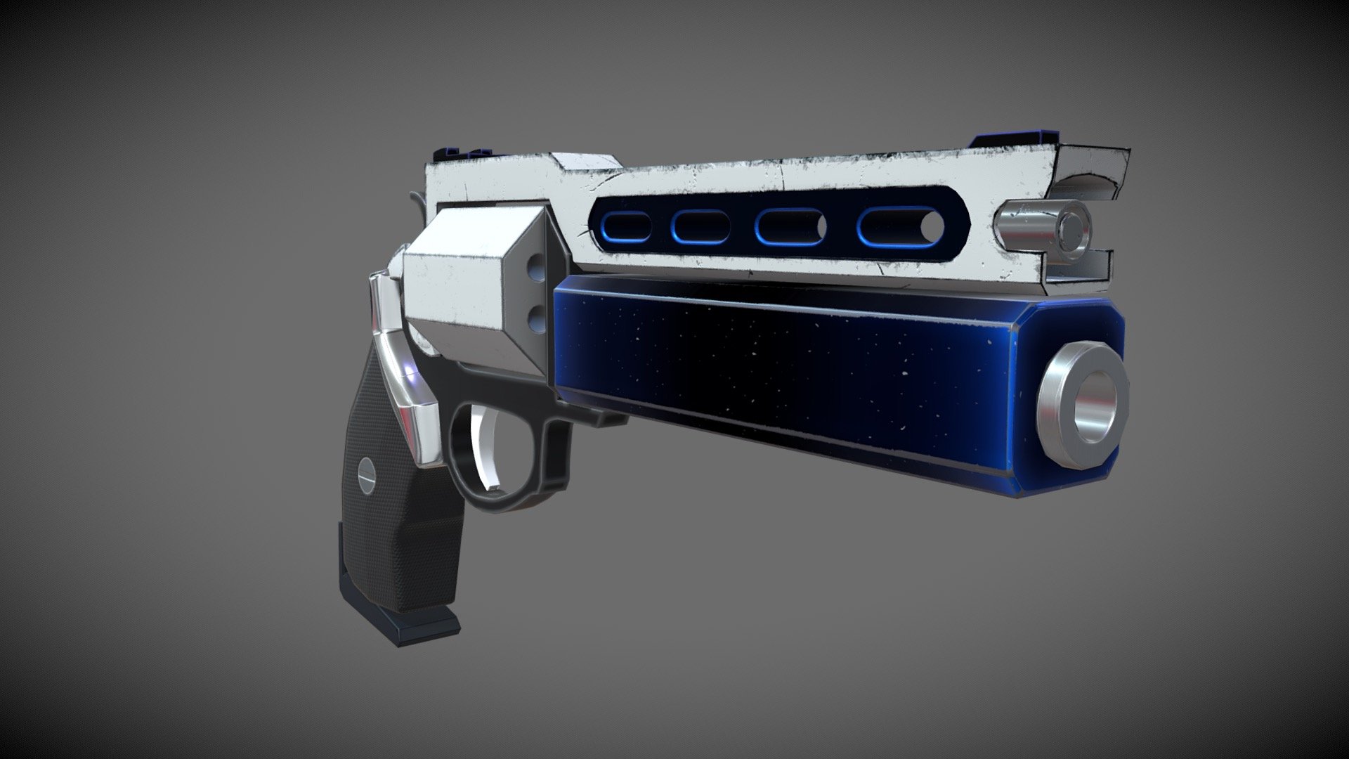 Hand Cannon - 3D model by FranciscoFullSail (@FranciscoMateo) [a912b6c ...