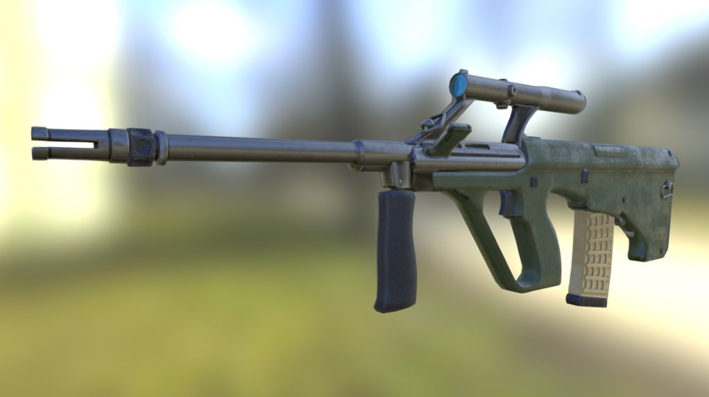 Steyr AUG A1 - 3D model by TN_Nomad [a915117] - Sketchfab