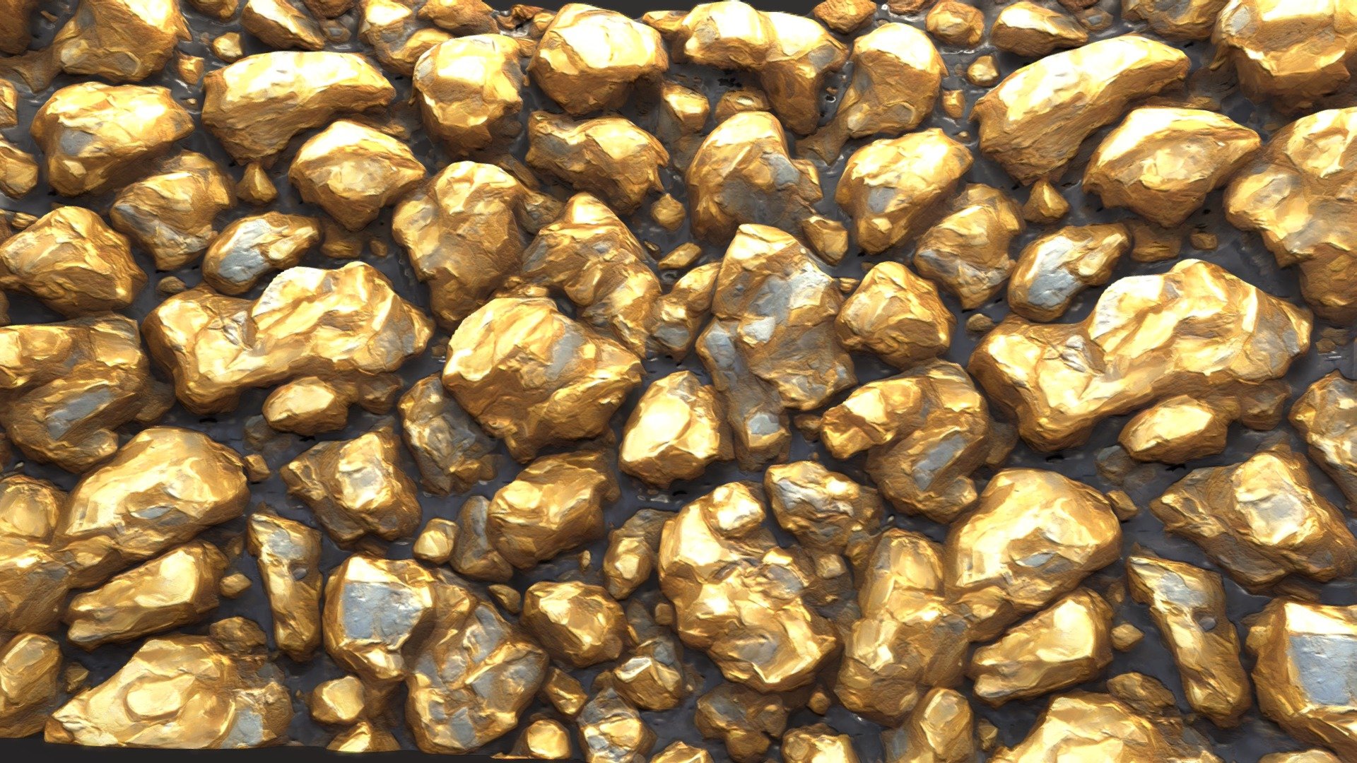 Stylized Gold v1 Seamless Texture - Buy Royalty Free 3D model by ...
