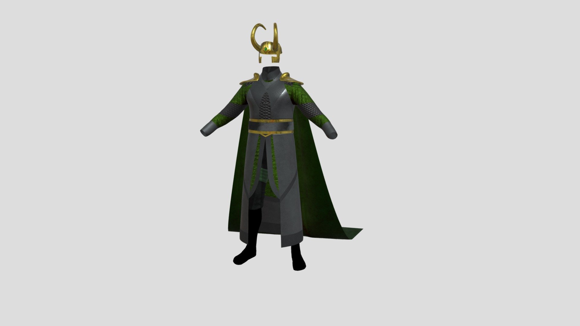 Loki Outfit - Download Free 3D model by A9908244 [a9165cb] - Sketchfab