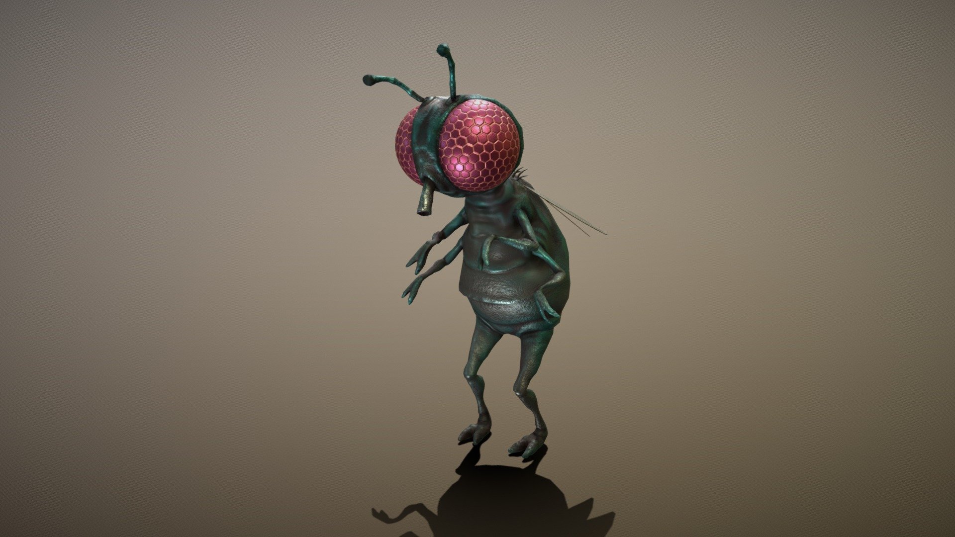 Mr. Fly Idle - 3D model by Tobias_Gronlund [a9170e9] - Sketchfab