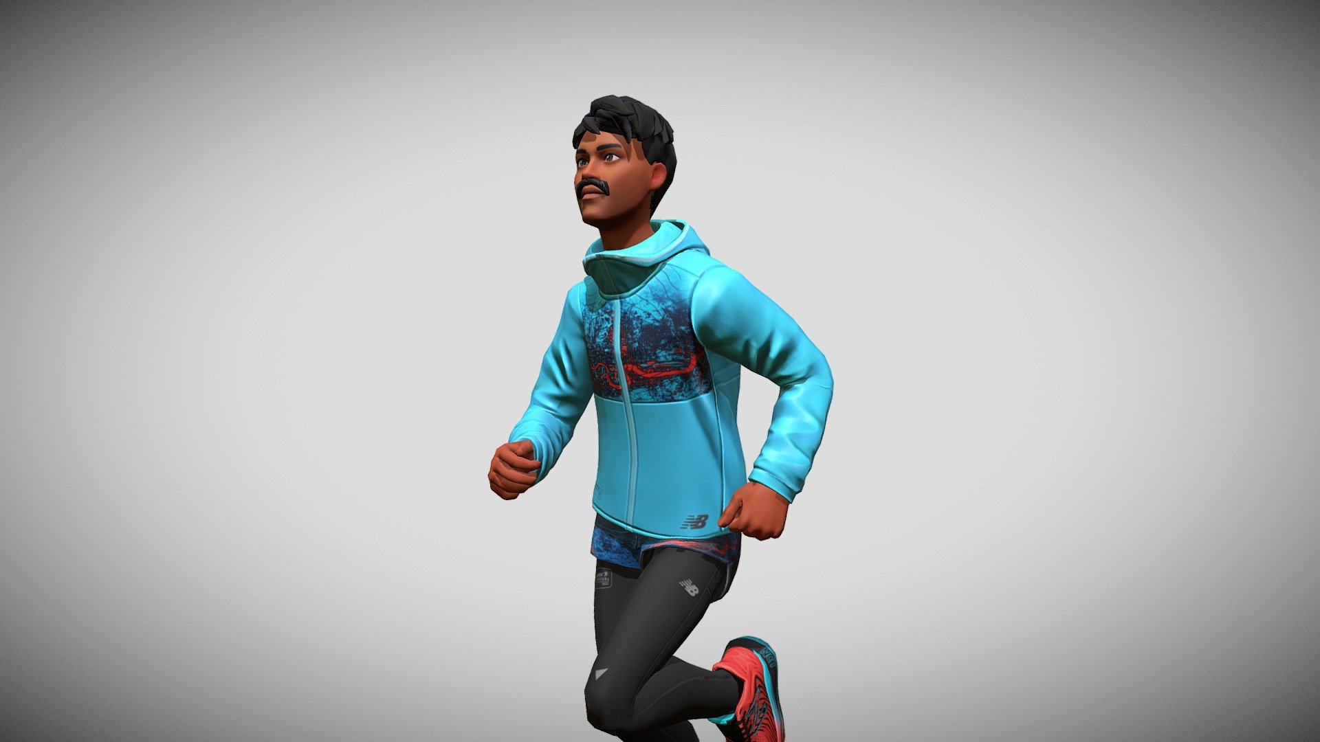 Snazy Jogger - Animated - Download Free 3D model by tonyflanagan ...