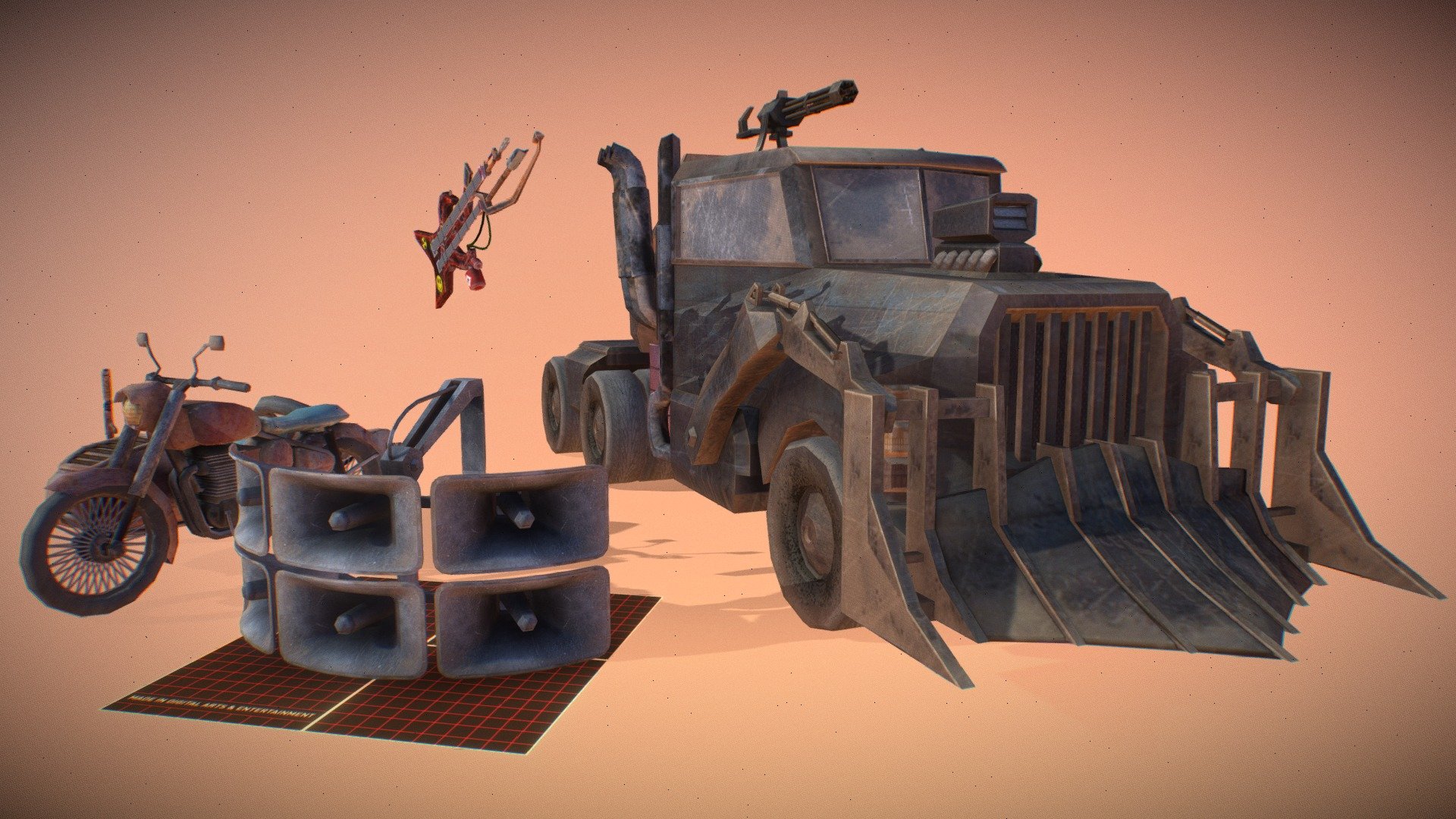 DAE 5 Finished props - Rustborn - 3D model by Lee Lam (@tigerleelee ...