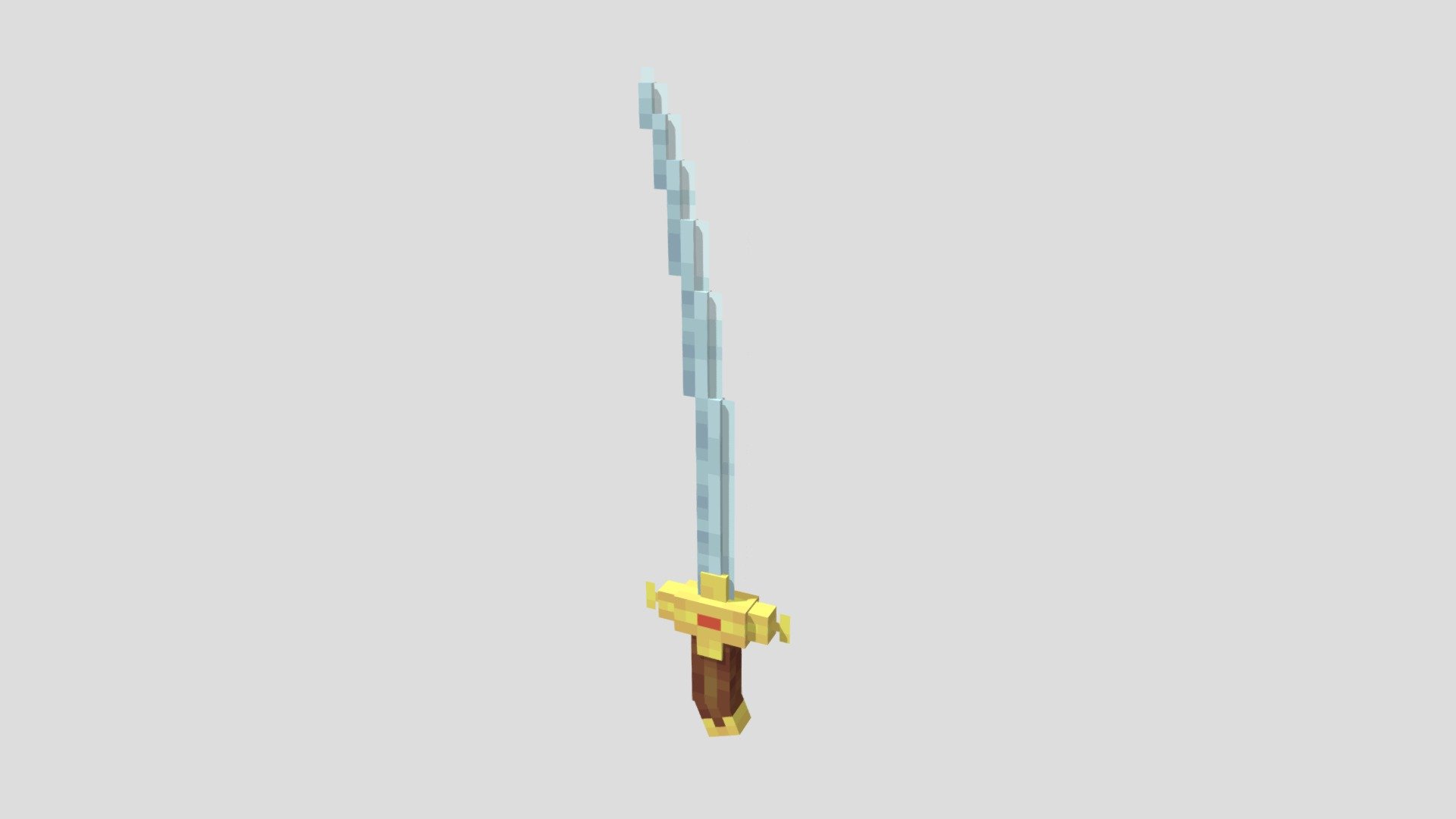 Cossack saber [minecraft] - 3D model by magokskum [a9183cf] - Sketchfab