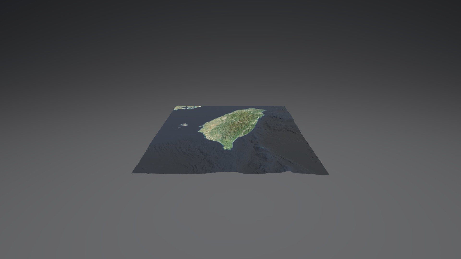 Taiwan DEM+Bathymetry 400m res - Download Free 3D model by geolarry ...