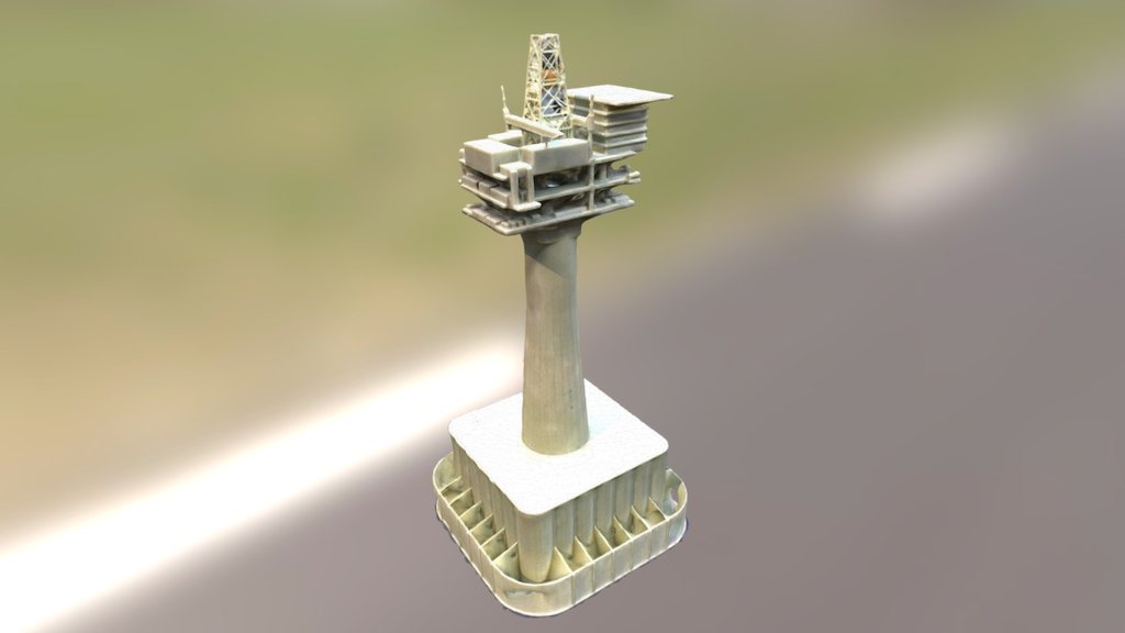Oil Rig Model Demo - 3D model by SH4RKY [a91ab9a] - Sketchfab
