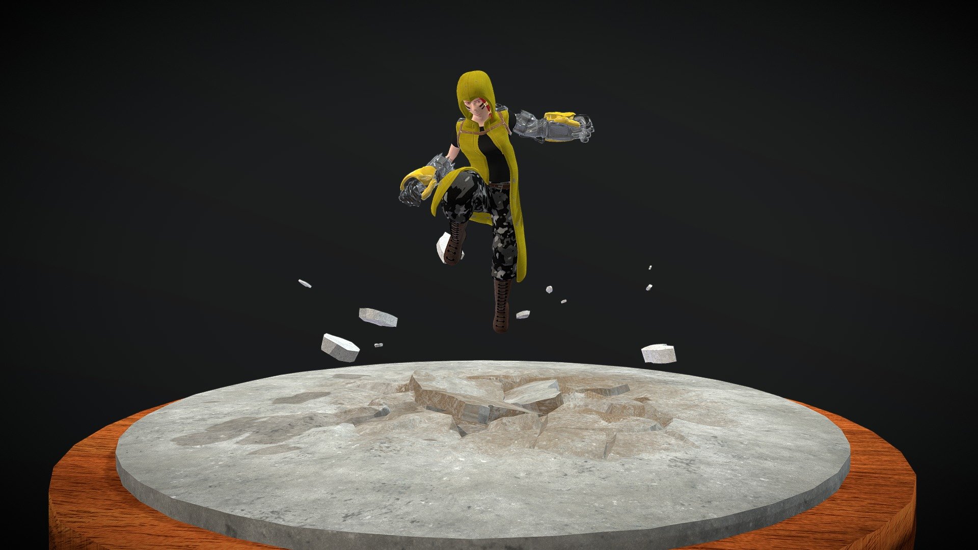 Fighter 3D Model - 3D model by hectorbm96 [a91b9f2] - Sketchfab