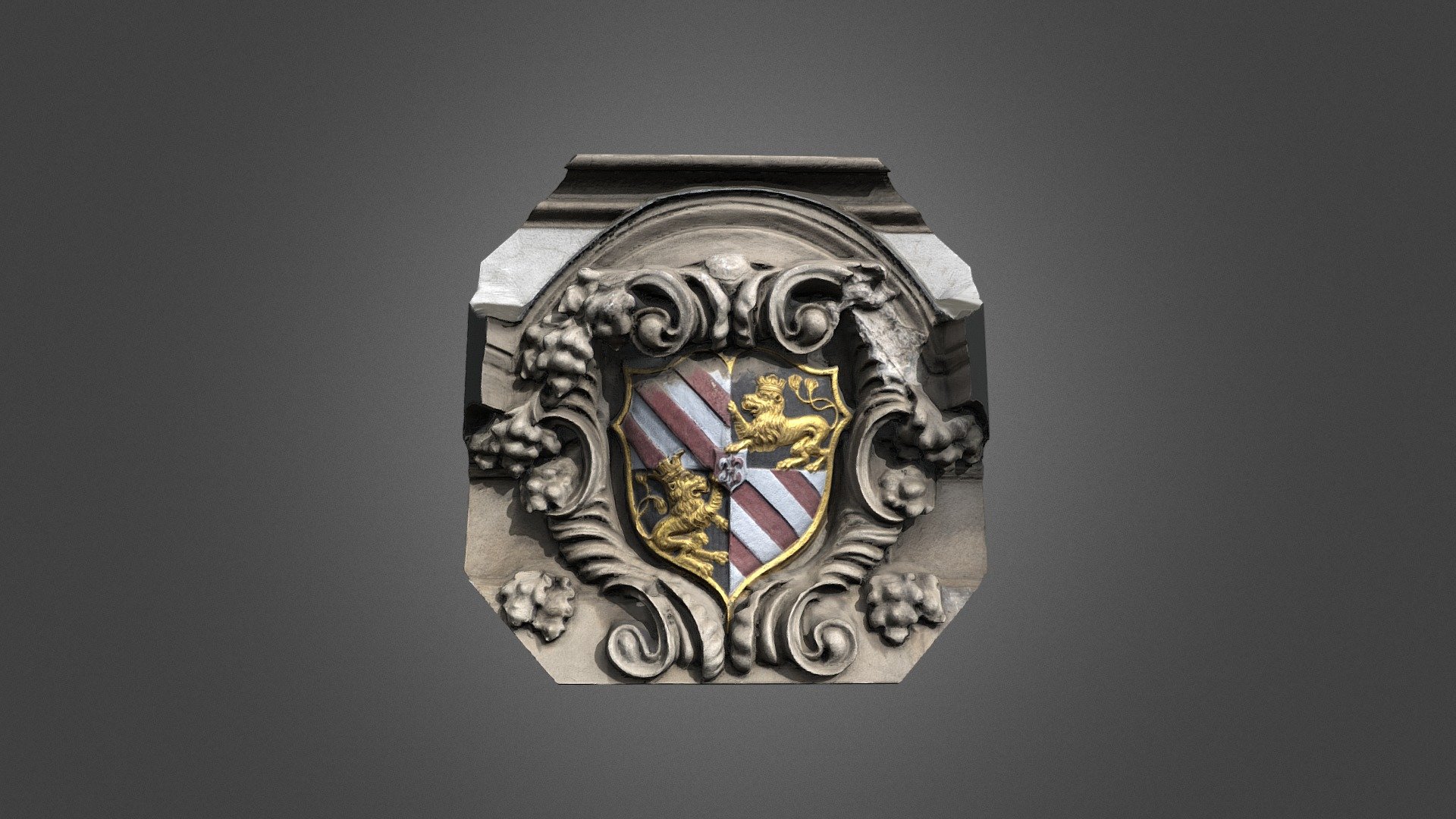 Erb Kaisersteinů, Kaiserštejnský palác, Praha - 3D model by Héctor ...