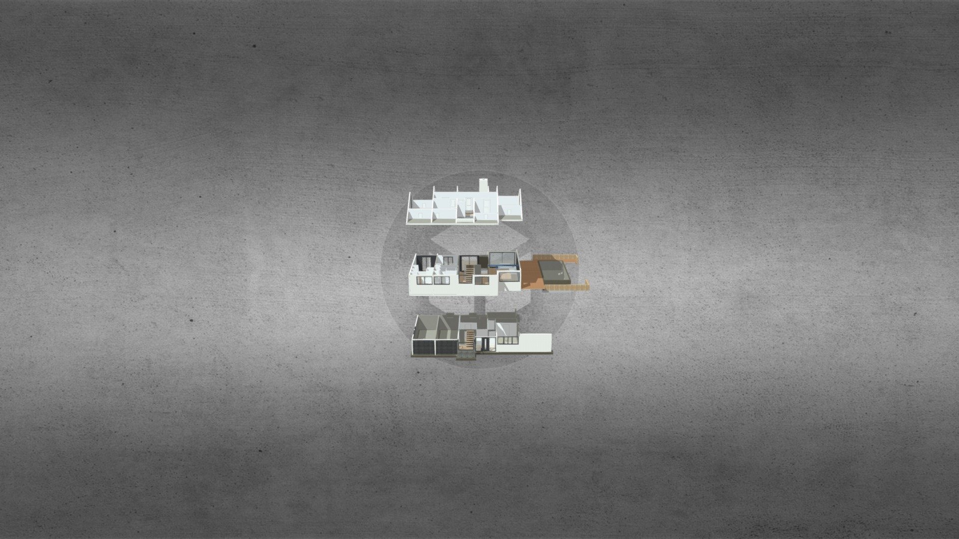 VILLA-D - Vue eclatee avant ITE - 3D model by Frédéric POGLIO / EDL ...