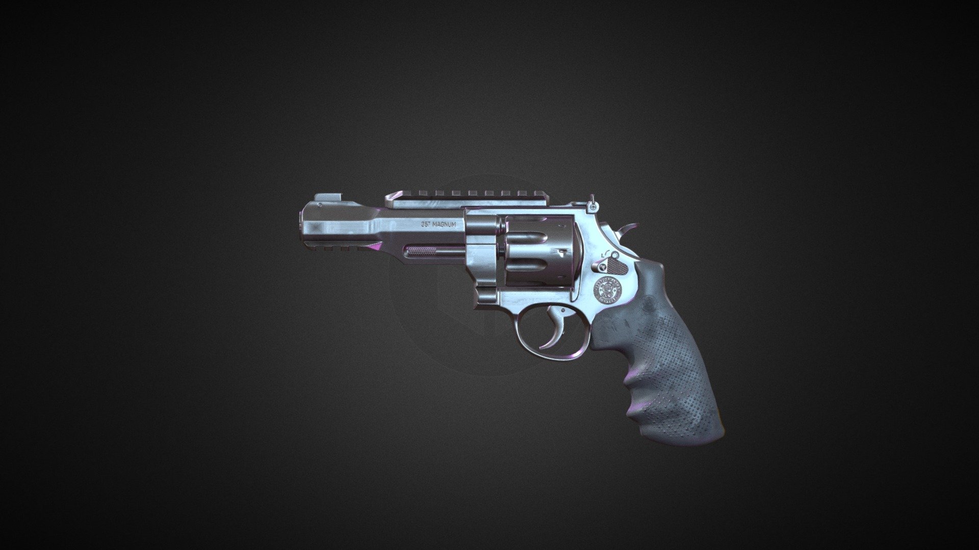 Revolver 357 Magnum - 3D model by sohelahammad (@sohelahammad67 ...