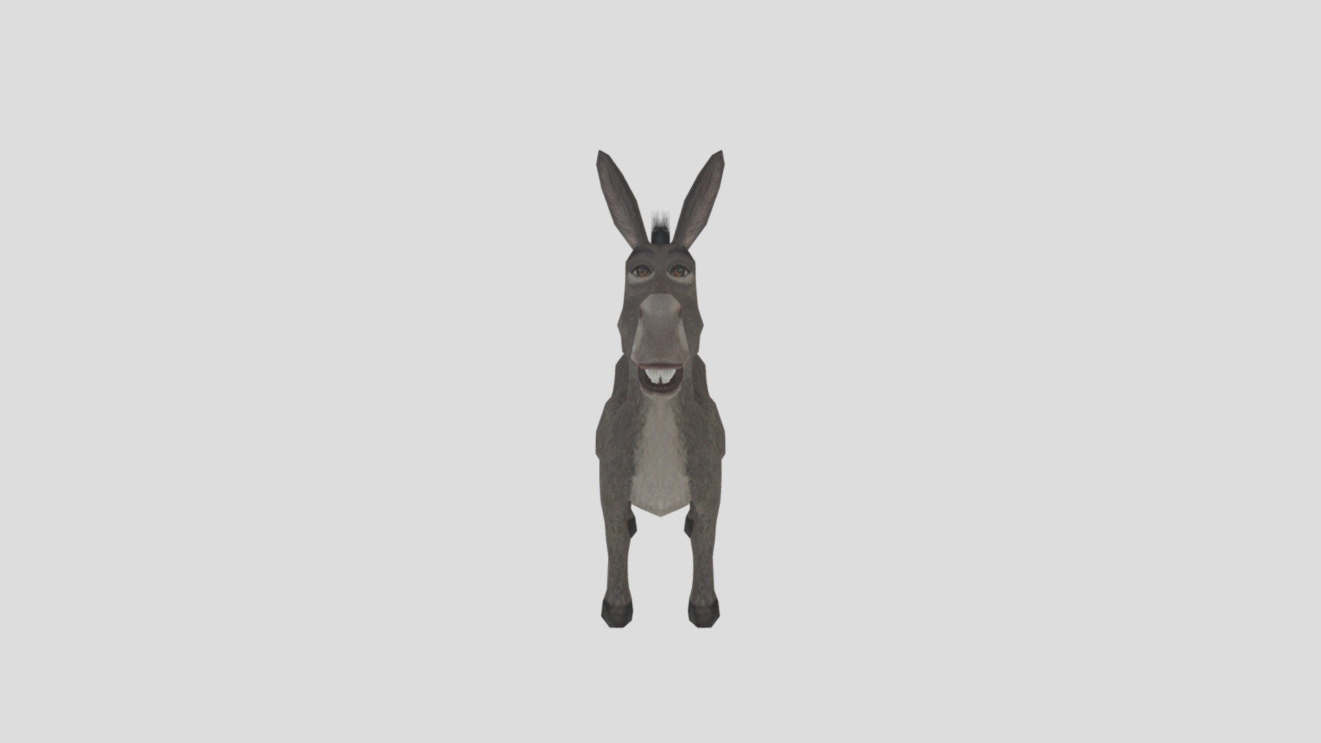 Dunkey From Shrek The Third - Download Free 3D model by Kyle.withem ...