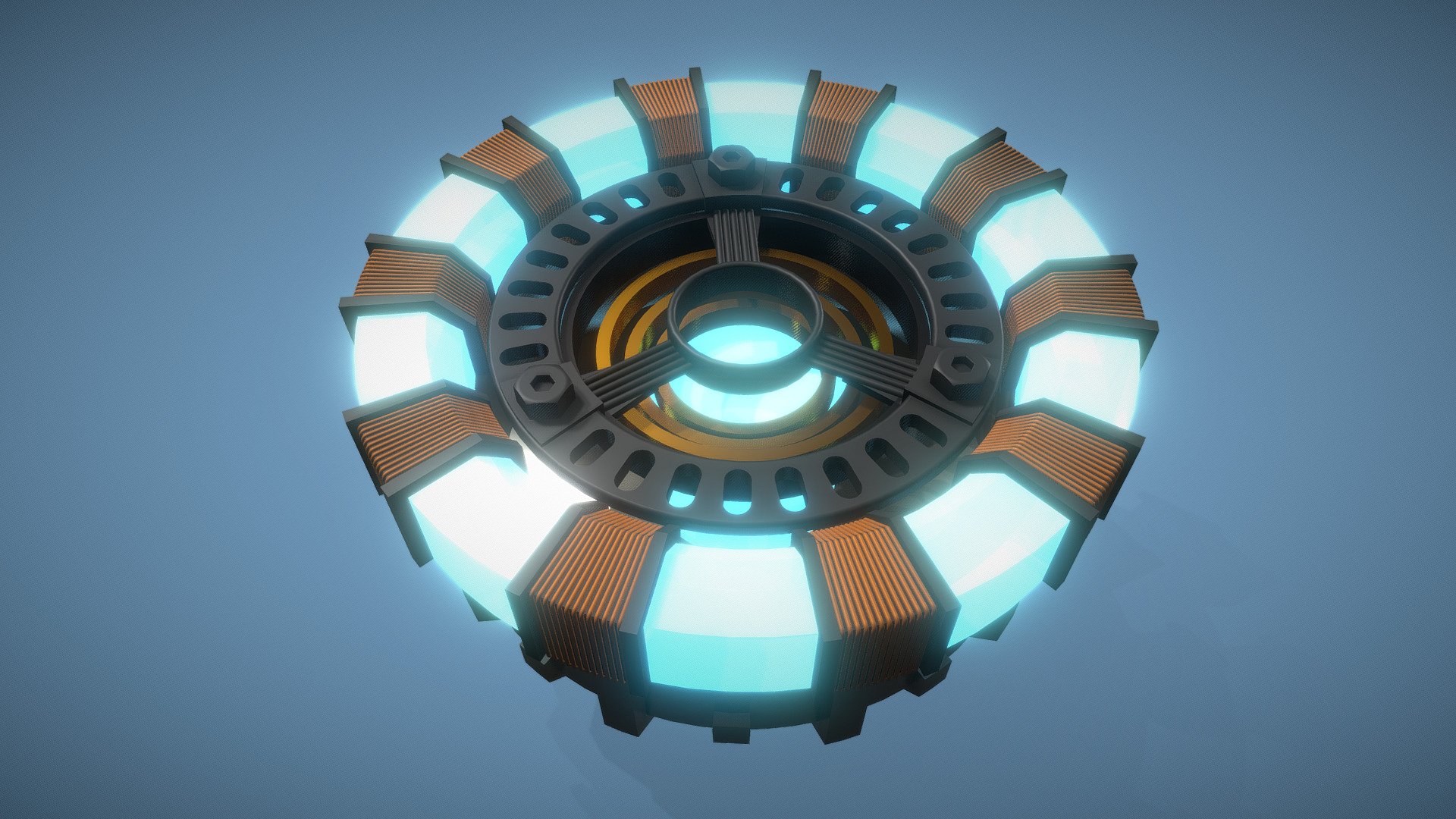 Arc Reactor v1.0 - 3D model by Mikoldman (@chui) [a923b9c] - Sketchfab