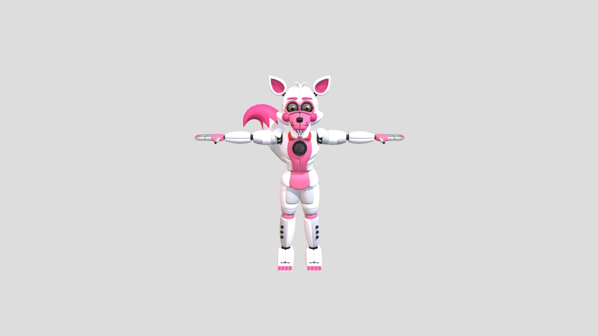 Funtime Foxy FNaF - 3D model by United (@porn8712377) [a923ef5] - Sketchfab