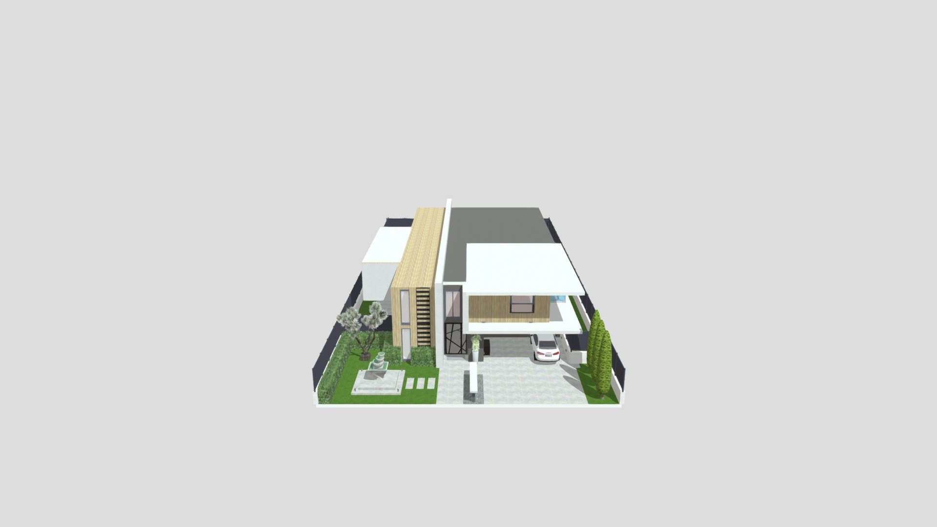 Modern Suburban - Download Free 3D model by Home Design 3D ...