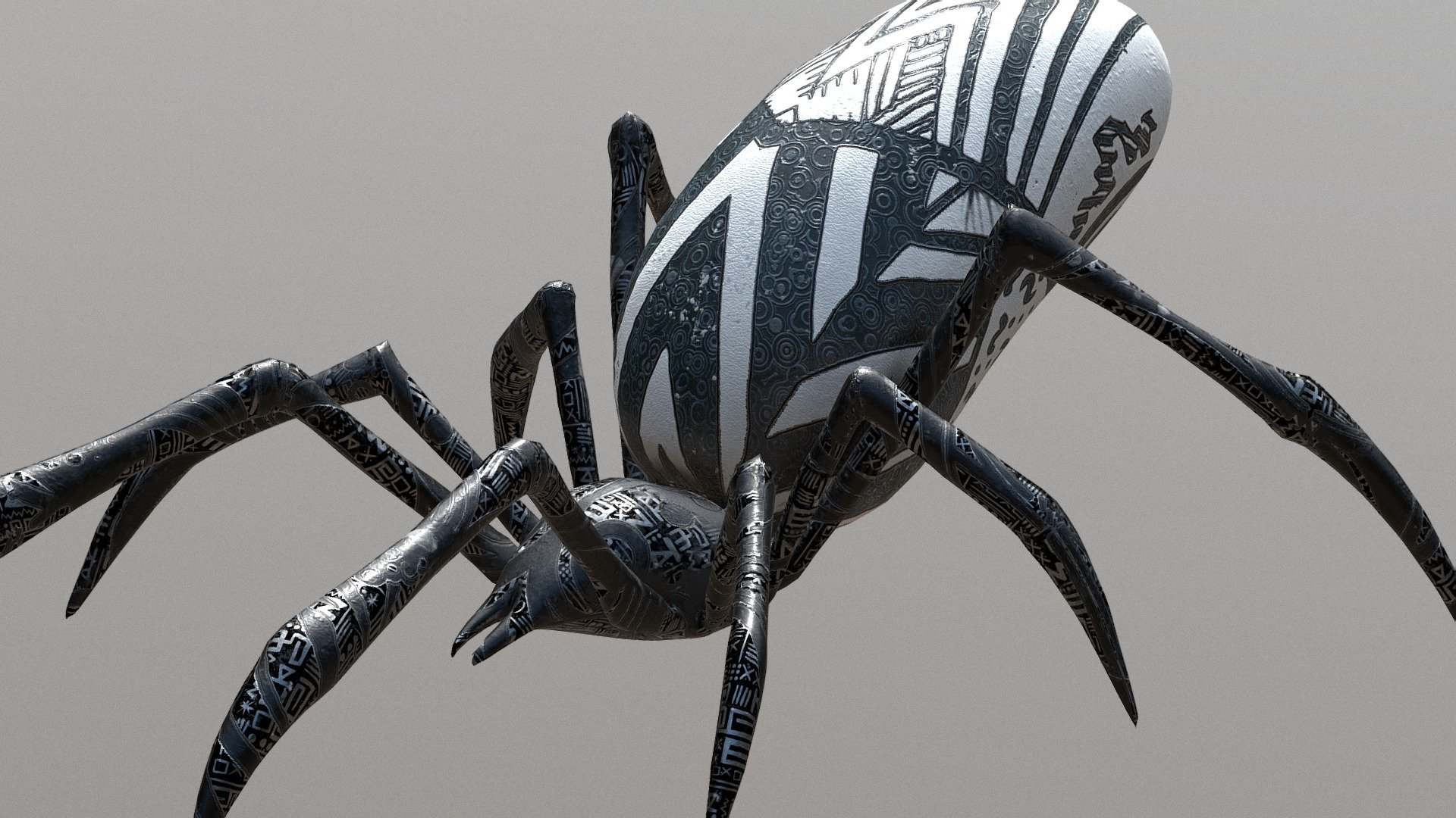 Spider - 3D model by stuart_lynch [a9242e1] - Sketchfab