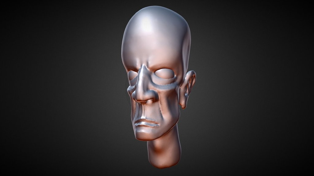 Stylised Head - 3D model by btographics [a92453a] - Sketchfab