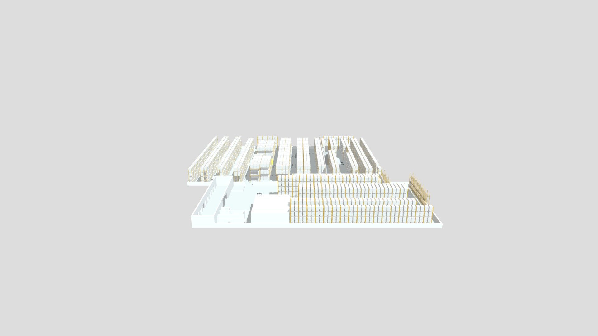 Warehouse Map With Pallets - 3D model by jstory (@edwardstory) [a925d6c ...